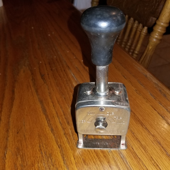 Robert's | Other | Vintage Heller Roberts Numbering Machines Model 95 ...